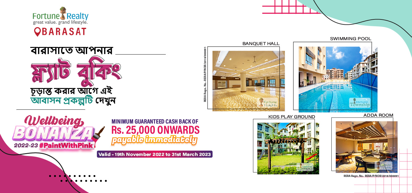 Buy 2 or 3 Bhk Apartment in Barasat & Love your Dream | Fortune Realty