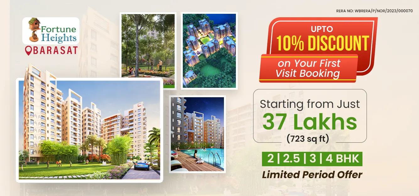Buy 2 or 3 BHK Apartment in Barasat & Love Your Dream | Fortune Realty